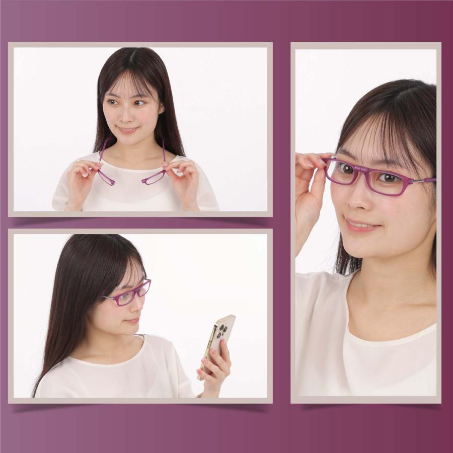 CliC Readers (クリックリーダー) リーディンググラス 老眼鏡 シニアグラス マグネット 首掛け 火野正平 メガネ【国内正規品】 : Piment STORE Yahoo!店 ...