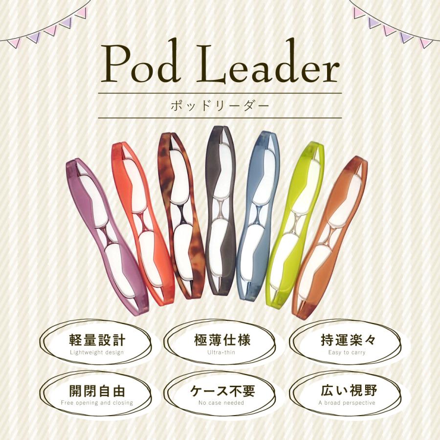 新型 ポッドリーダースマート Podreader smart 折りたたみ 老眼鏡 折り畳み 超薄型 超軽量 携帯用 リーディンググラス シニアグラス 折りたたみ老眼鏡 : Piment ...