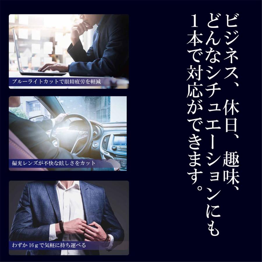 AXE アックス メガネ サングラス 2way SWITCH VISION 2WAY 偏光サングラス ブルーライトカット クリップオン マグネット式 前掛け : Piment STORE ...