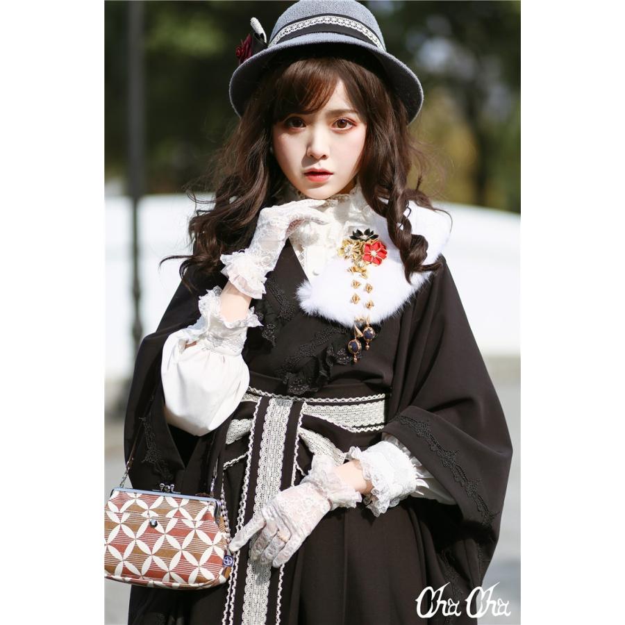 ロリータ服 羽織 NyaNya 和風 振袖 羽織り 上着 コート 秋冬 和 ロリータ服 羽織 NyaNya 和風 振袖 羽織り 上着 コート 秋冬 和