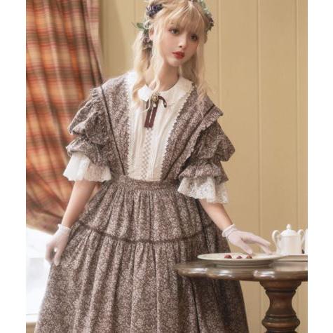 ロリータ服 ロリータファッション ドレスワンピース 4色 春秋 ロリータ服 ロリータファッション ドレスワンピース 4色 春秋