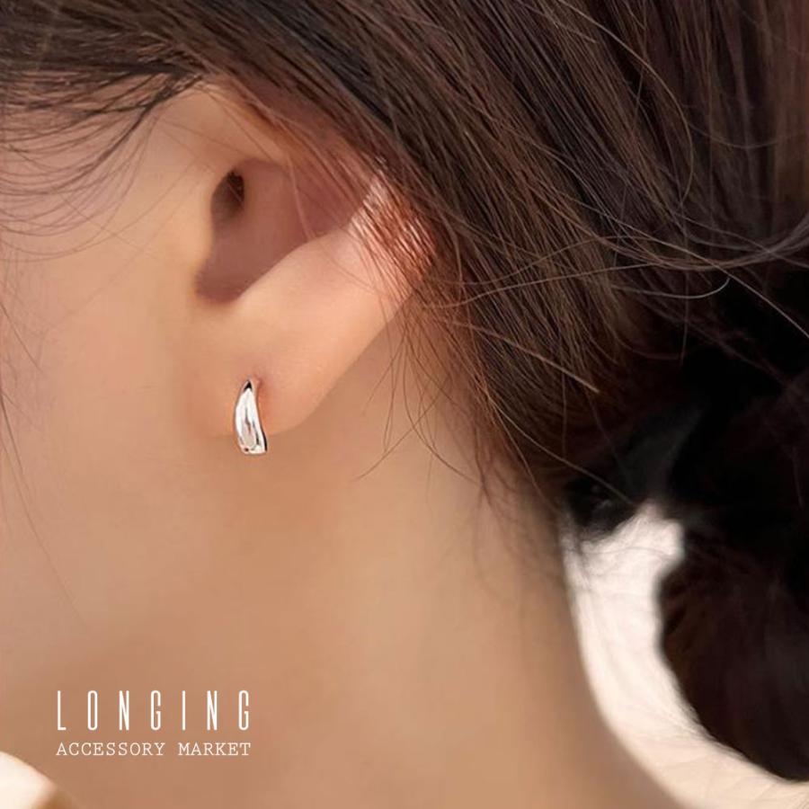 ピアス レディース ゴールド シルバー 雫 小ぶり 小さい silver925 シルバー925 SV925 金属アレルギー対応 : LONGING - 通販 - Yahoo!ショッピング