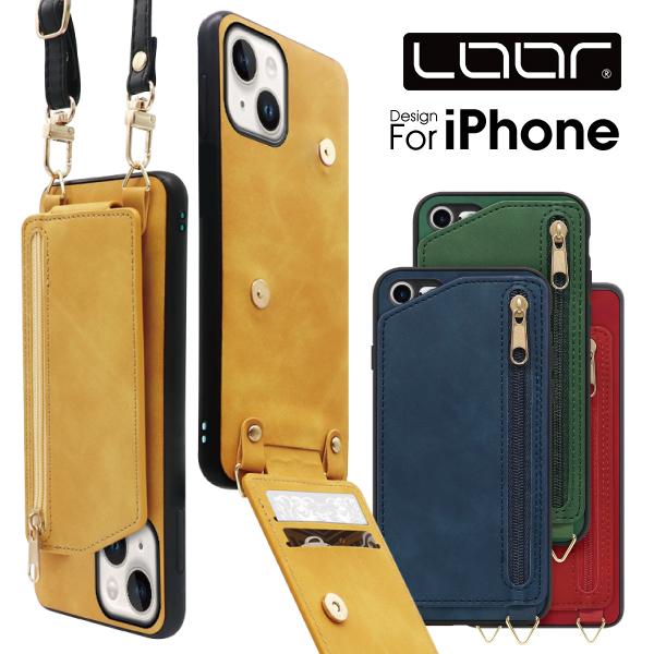 LooCo iPhone 16e 16 15 iPhone14 Pro Max Plus ケース ショルダー iPhone13 iPhone12 11 mini SE3 SE2 X Xs XR ...