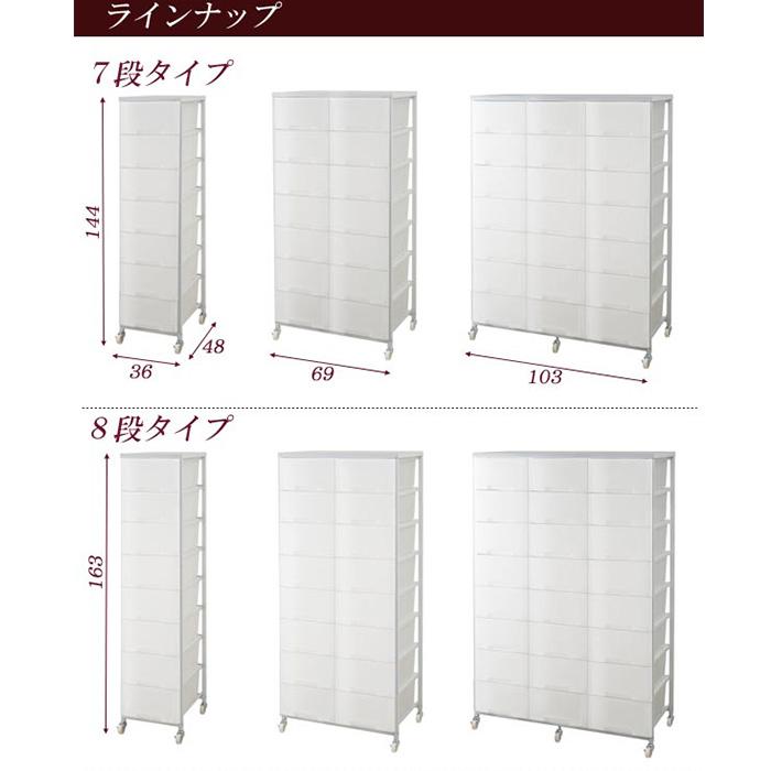 チェスト 3列 9段 収納ケース 収納ボックス タンス 箪笥 衣装ケース 引き出し キャスター付き 移動式 プラスチック 衣類 洋服 収納 おしゃれ 国産 nj-0385-0397 ...