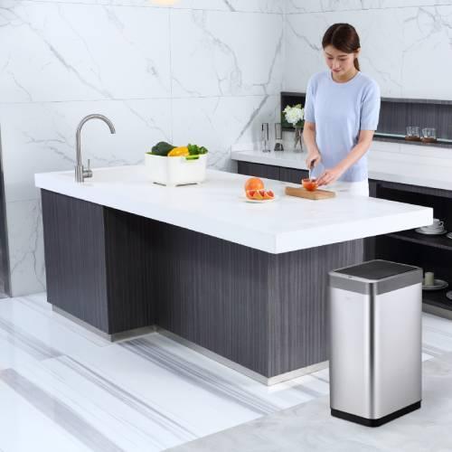 センサー付きゴミ箱 EKO 45L 幅27.9×奥行38.4×高さ61.5cm ダストボックス くず入れ トラッシュボックス くずかご おしゃれ 自動開閉 1年保証 EK9261MT-45L ...