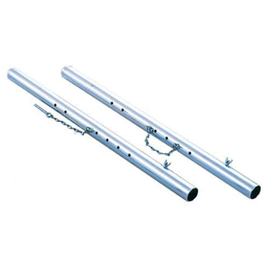 SANWA TAIKU 支柱 溝なし 40mm支柱用 高さ調節 スチール製 ポール 柱 スポーツ 競技 コート 設備 設営 備品 ソフトバレー バトミントン 体育館 試合 練習 学校 部活 S ...