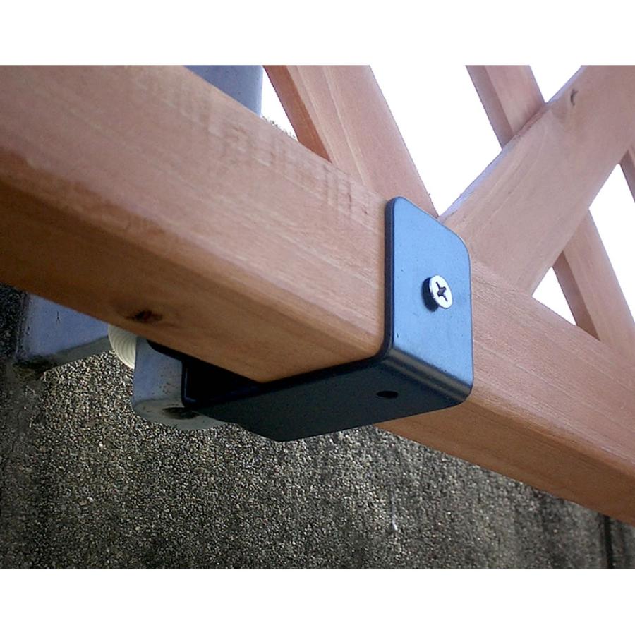 固定金具 8個 壁面用 下部用 リング型 金具 備品 部品 フェンス 格子フェンス 柵 ラティス 仕切り 囲い フェンスパネル DIY 庭 ガーデン ベランダ S-LVKB35-8P ...