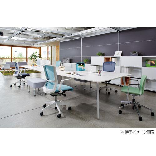 内田洋行 組立設置無料 エルフィ オフィスチェア メッシュバック ミドルバック ホワイトフレーム ブラック脚 アジャスタブル肘 事務椅子 5-355-4220-4276 : LOOKIT ...