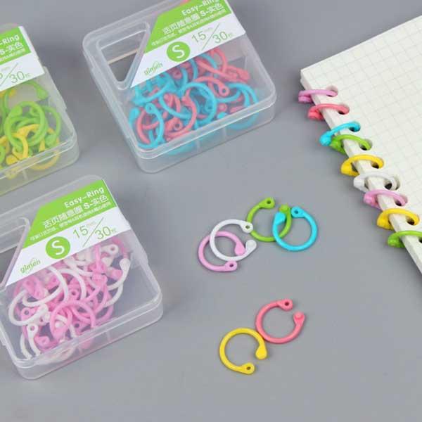 【30個入り × 3箱セット】 カードリング 15mm プラ カラー キーリング プラスチック 収納ケース付き ルーズリーフリング 単語帳... : ロールショップ - 通販 - Yahoo ...