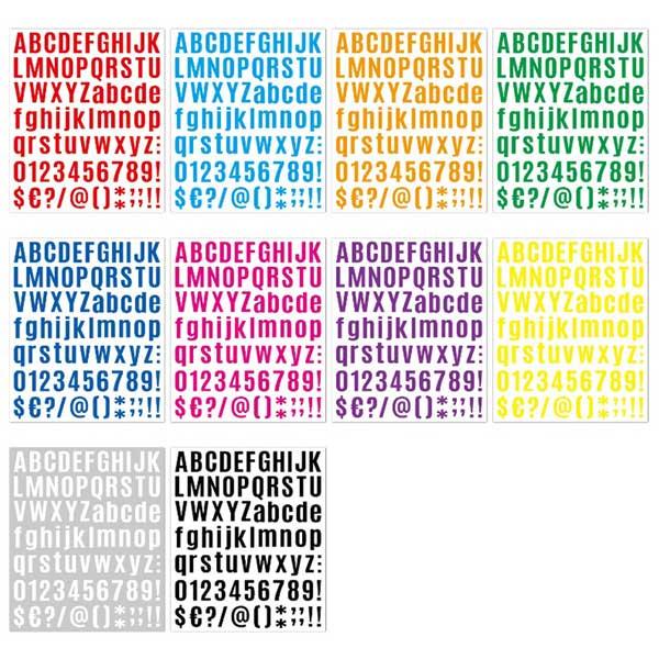 アルファベットシール ステッカー 数字シール ランダム 10色 アルファベット イニシャル 名前 手紙 写真 数字のシール 英語 数字... : 3qn-abc-10p : ロールショップ ...