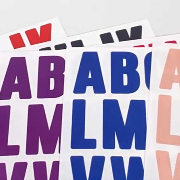 アルファベットシール ステッカー 数字シール ランダム 10色 アルファベット イニシャル 名前 手紙 写真 数字のシール 英語 数字... : 3qn-abc-10p : ロールショップ ...