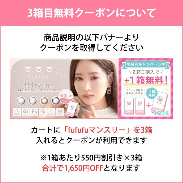 カラコン カラーコンタクトレンズ ふふふ フフフ fufufu マンスリー 度あり 2枚入り 1ヶ月 fufufu Monthly 度なし 度付き メール便送料無料 RIKA ...