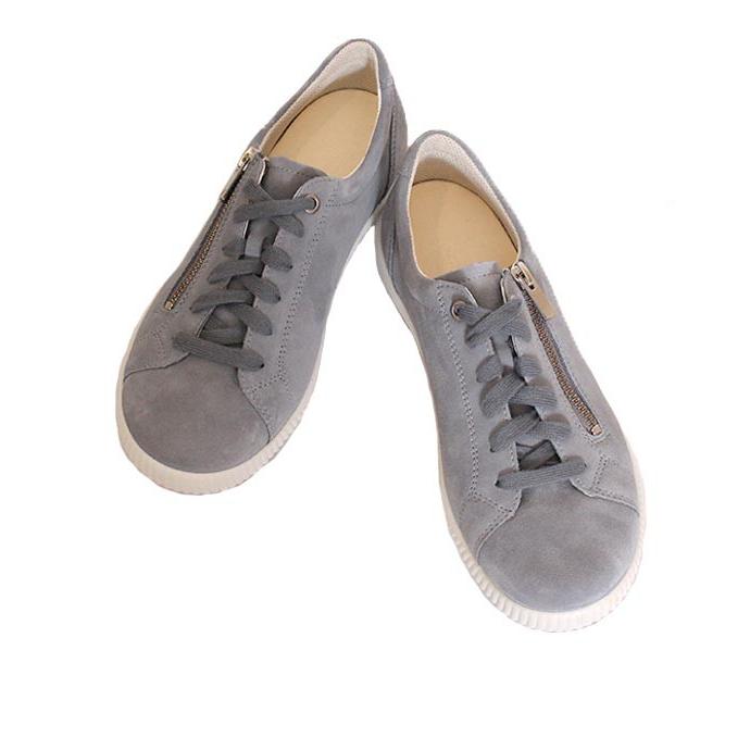 legeroレジェロ 1162 ライトブルー レザースニーカー コンフォートスニーカー サイドジップ スエードレザー 歩きやすい お洒落 : LOOP SHOES SHOP - 通販 ...