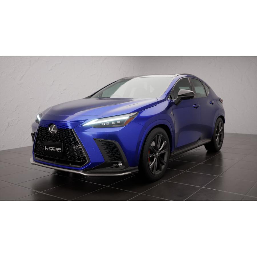 ※未塗装品※ ループグラフィクス アレックスグリル LEXUS NX F SPORT AZ20型専用 NEW RXタイプフロントグリルカバー ...