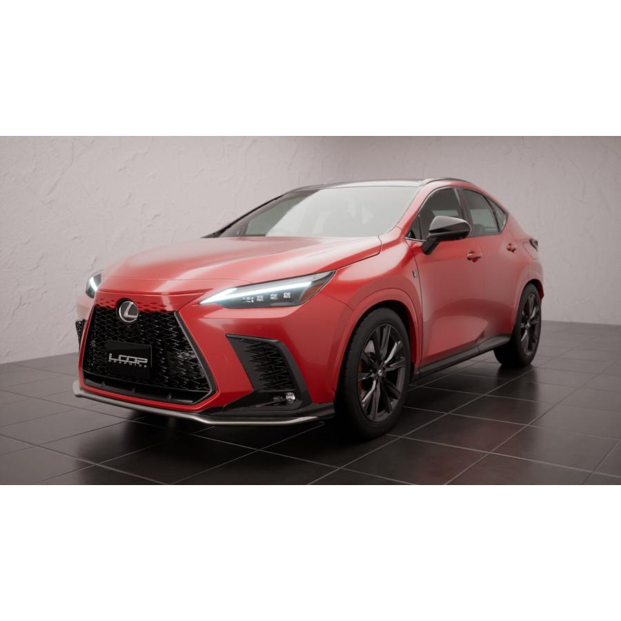 ※未塗装品※ ループグラフィクス アレックスグリル LEXUS NX F SPORT AZ20型専用 NEW RXタイプフロントグリルカバー ...