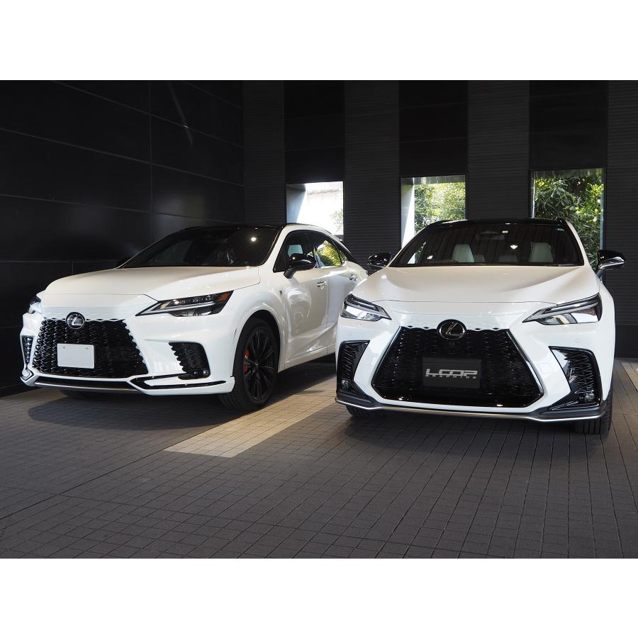 ※未塗装品※ ループグラフィクス アレックスグリル LEXUS NX F SPORT AZ20型専用 NEW RXタイプフロントグリルカバー ...