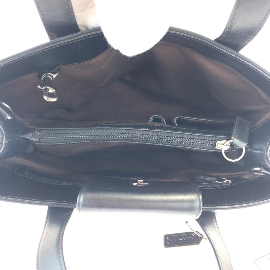 COACH コーチ ブラック 黒 キャンバス レザー 7400 トートバッグ ハンドバッグ レディース 405428 : BRAND ...