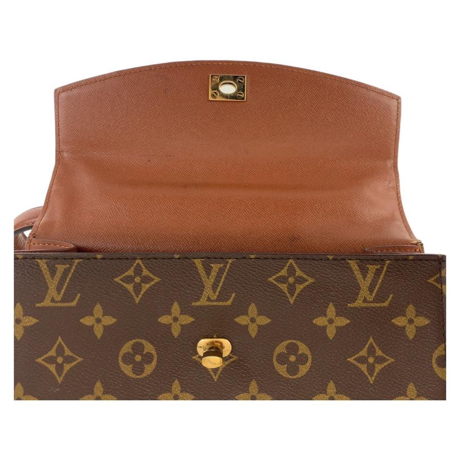 LOUIS VUITTON ルイヴィトン モノグラム マルゼルブ ブラウン ゴールド金具 PVC M51379 ハンドバッグ レディース ...