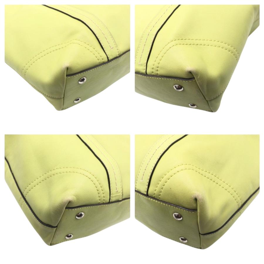 COACH コーチ グリーン ライトグリーン レザー B0959 F13098 トートバッグ ハンドバッグ レディース 409010 ...