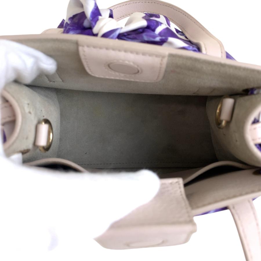 Salvatore Ferragamo サルヴァトーレフェラガモ リボン ピンク ホワイト レザー EE21 G914 ショルダーバッグ ハンドバッグ 2way 410066 : BRAND ...