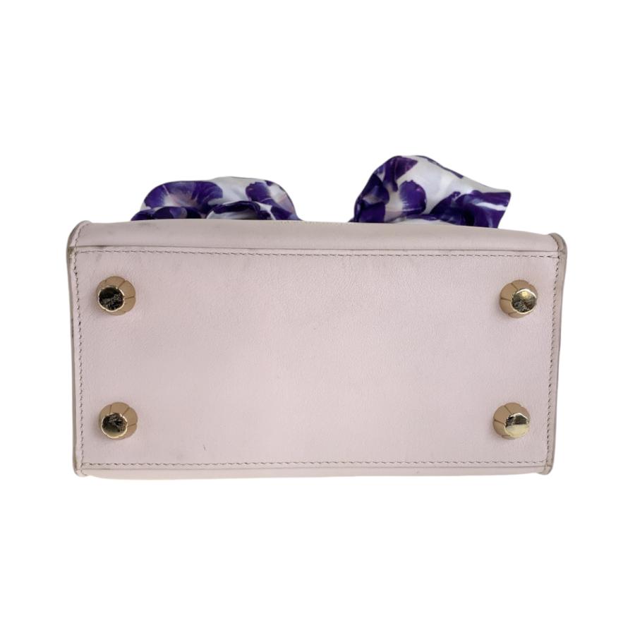 Salvatore Ferragamo サルヴァトーレフェラガモ リボン ピンク ホワイト レザー EE21 G914 ショルダーバッグ ハンドバッグ 2way 410066 : BRAND ...