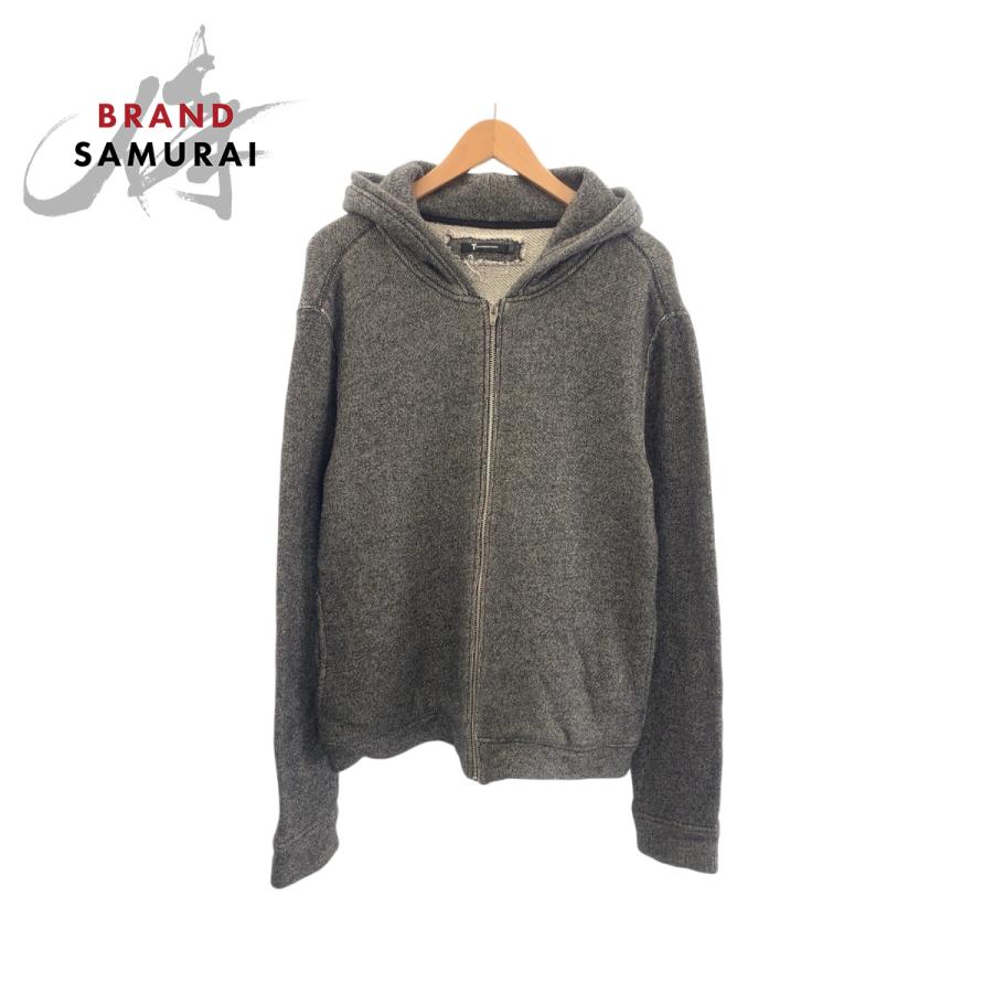 Alexander Wang アレキサンダーワン サイズS グレー シルバー金具 コットン パーカー ジップパーカー レディース 410202 ...