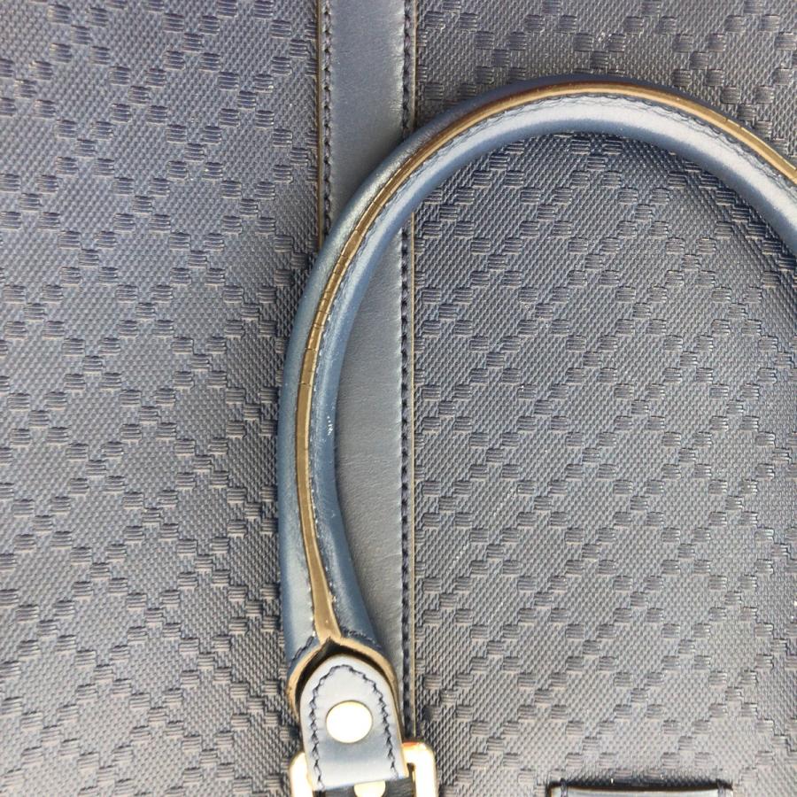 GUCCI グッチ ディアマンテ ブルー ゴールド金具 レザー 353394 ビジネスバッグ ブリーフケース メンズ 410607 : ...