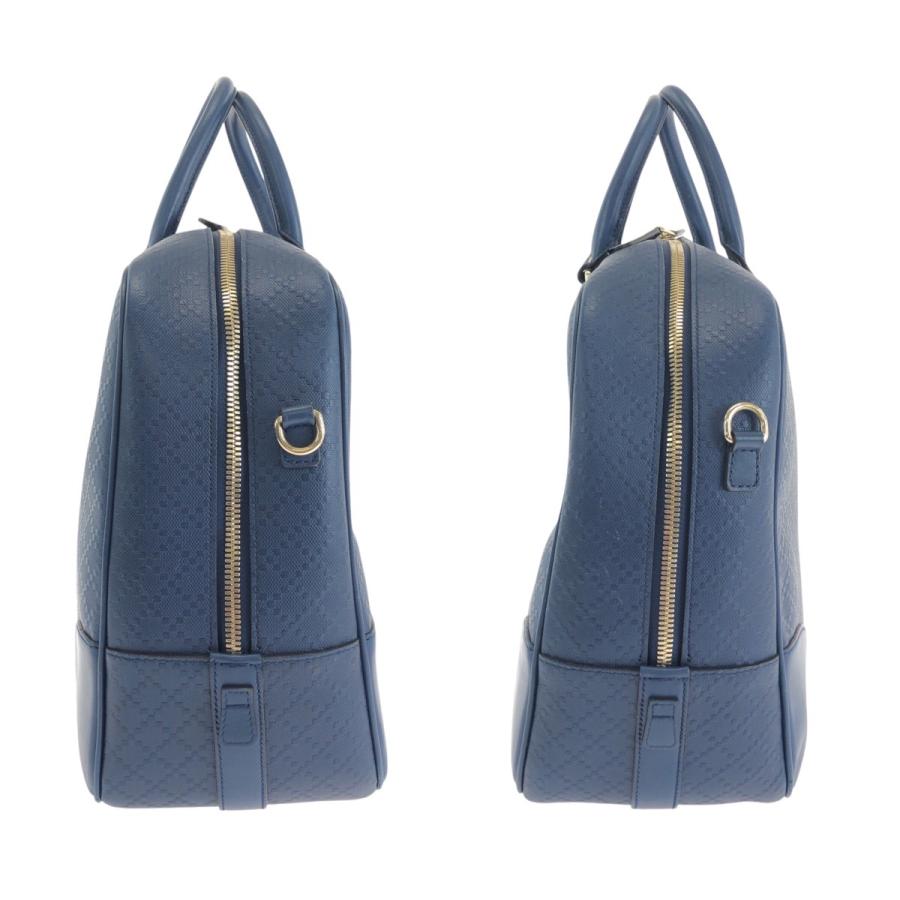 GUCCI グッチ ディアマンテ ブルー ゴールド金具 レザー 353394 ビジネスバッグ ブリーフケース メンズ 410607 : ...