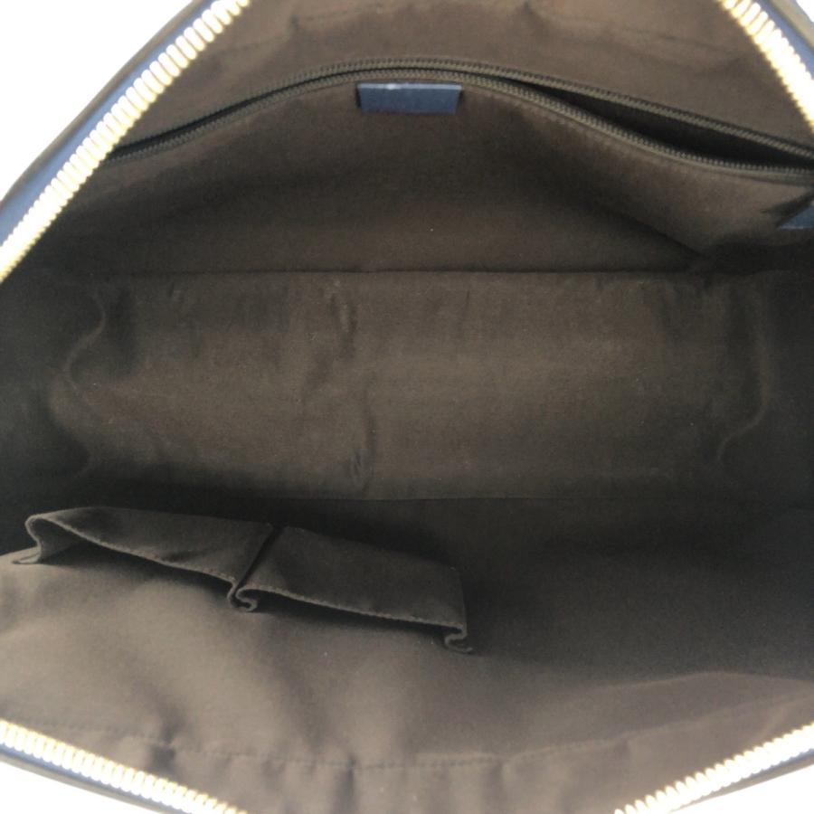 GUCCI グッチ ディアマンテ ブルー ゴールド金具 レザー 353394 ビジネスバッグ ブリーフケース メンズ 410607 : ...