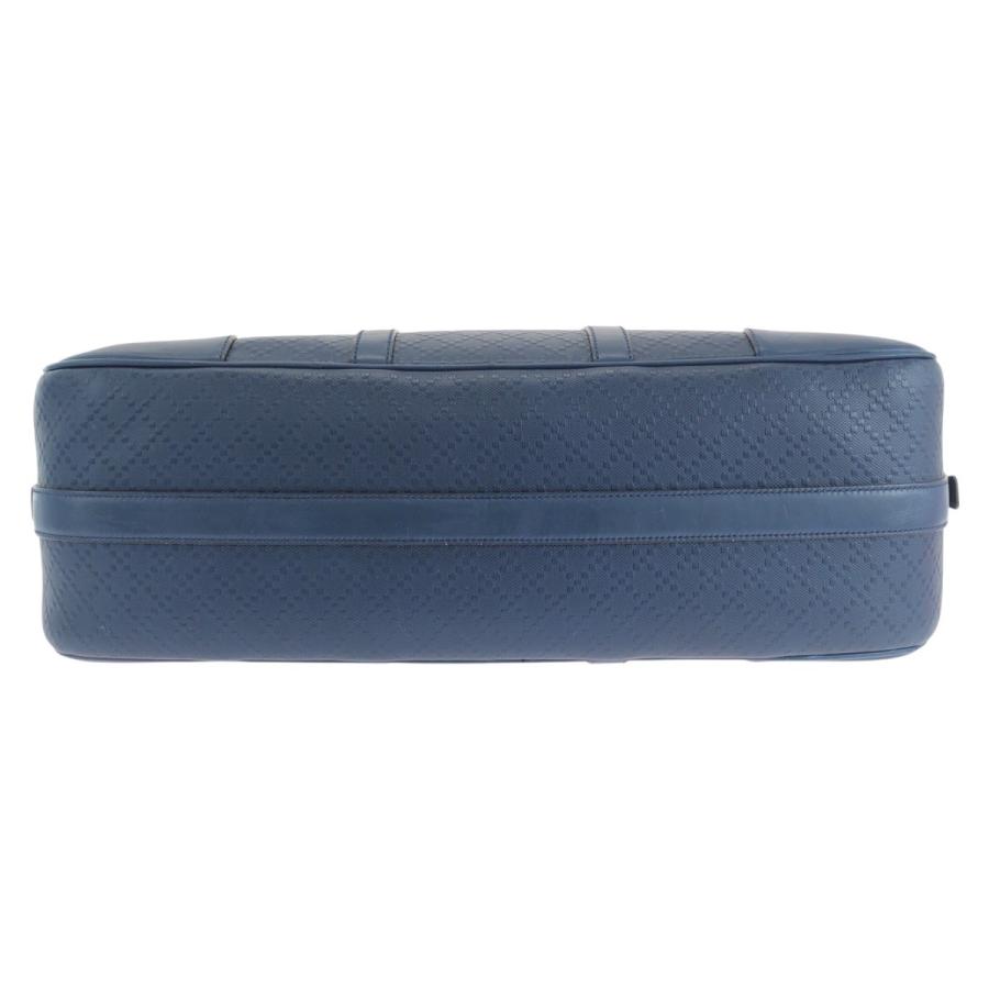 GUCCI グッチ ディアマンテ ブルー ゴールド金具 レザー 353394 ビジネスバッグ ブリーフケース メンズ 410607 : ...