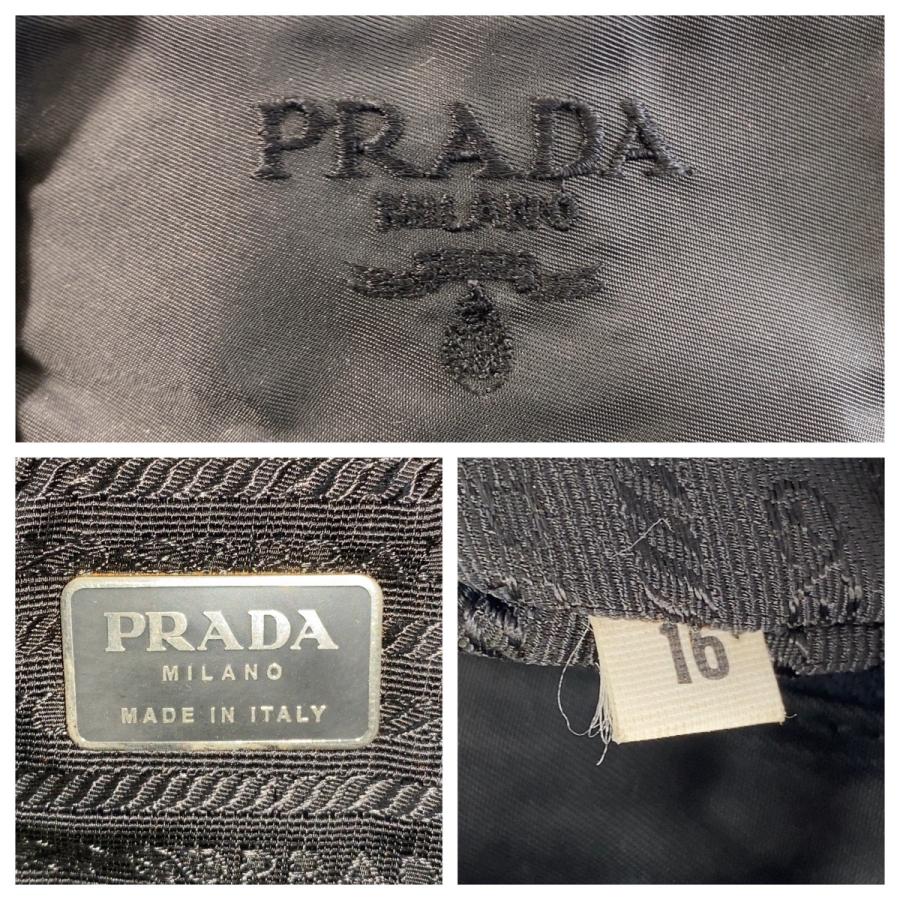 PRADA 美品 プラダ テスート ブラック 黒 ナイロン トートバッグ ショルダーバッグ レディース 411325 : BRAND ...