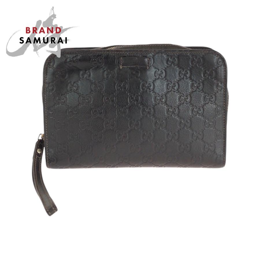 GUCCI グッチ グッチシマ ブラウン ゴールド金具 レザー 201755 クラッチバッグ セカンドバッグ メンズ 500592 : BRAND SAMURAI - 通販 - Yahoo ...