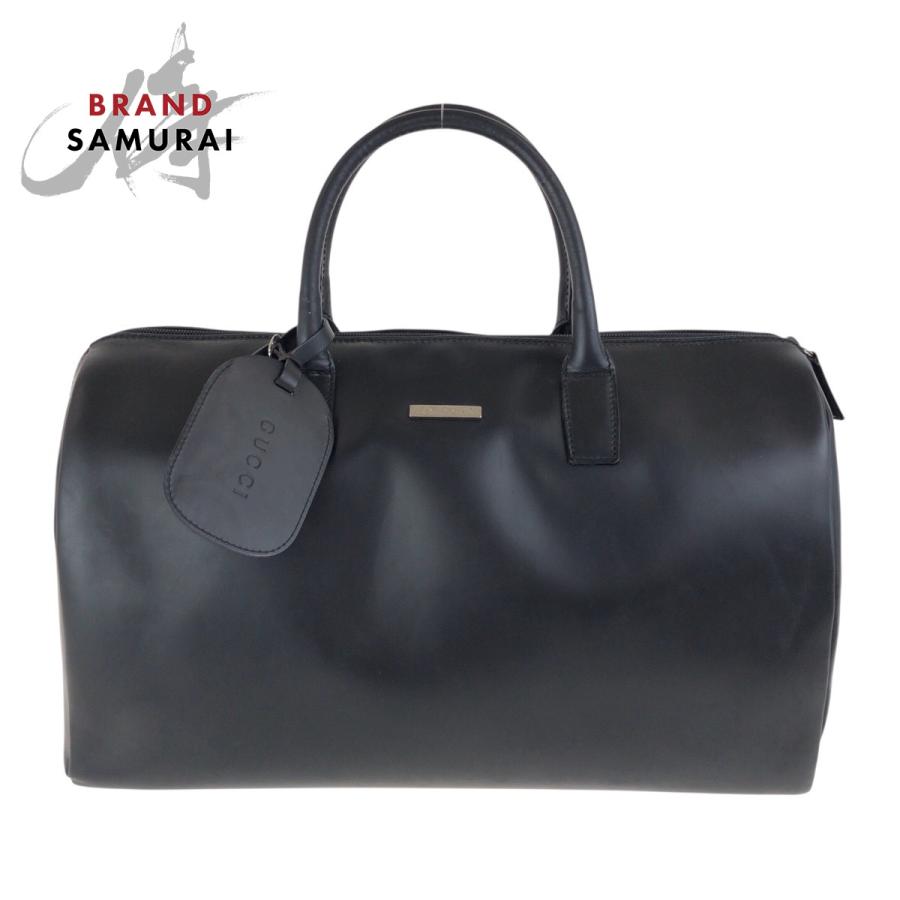 GUCCI 美品 グッチ 男女兼用 ブラック 黒 シルバー金具 レザー 012 2123 1060 6 ボストンバッグ メンズ 505044 : BRAND SAMURAI - 通販 ...