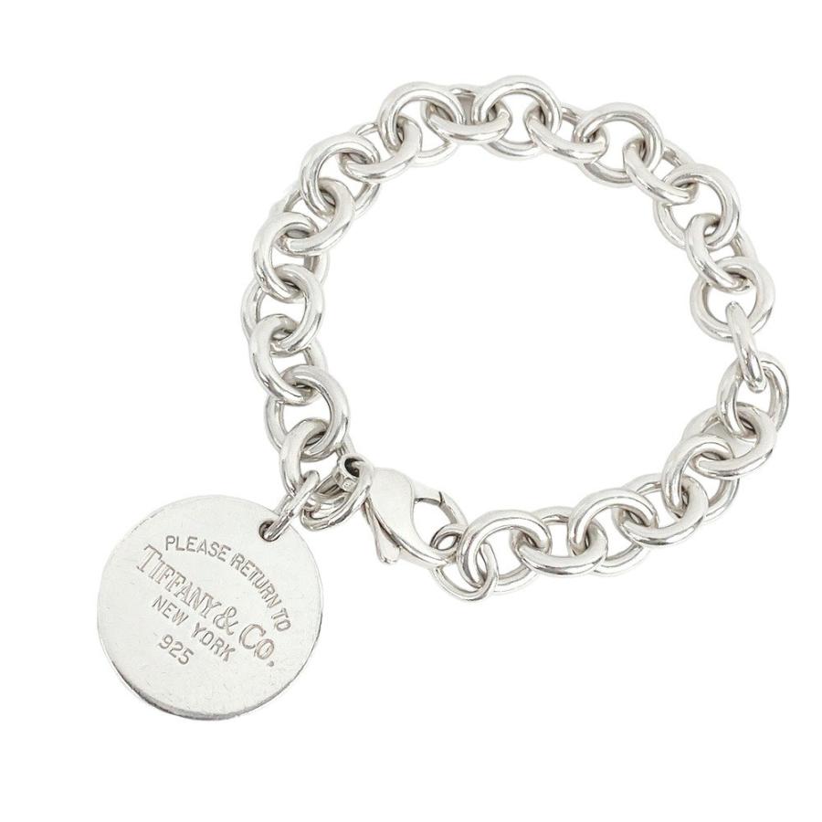 美品 ティファニー リターントゥ ラウンド タグ ブレスレット チェーン シルバー SV 925 【164620】 : LOOPLAND - 通販 - Yahoo!ショッピング