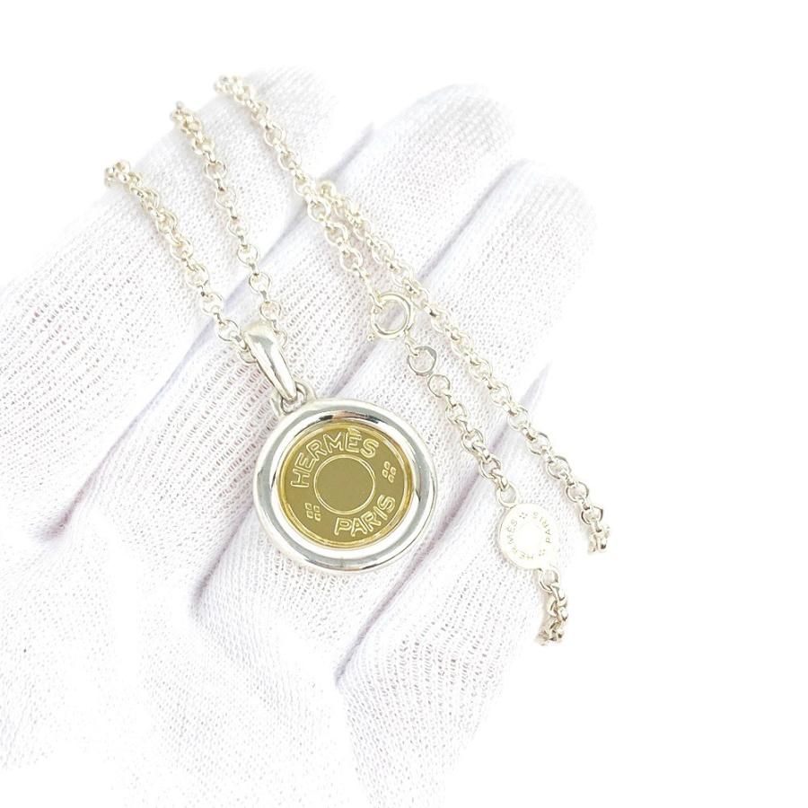 新同 磨き済 エルメス セリエ ネックレス コンビ シルバー ゴールド SV K18 YG 【183676】 : LOOPLAND - 通販 - Yahoo!ショッピング