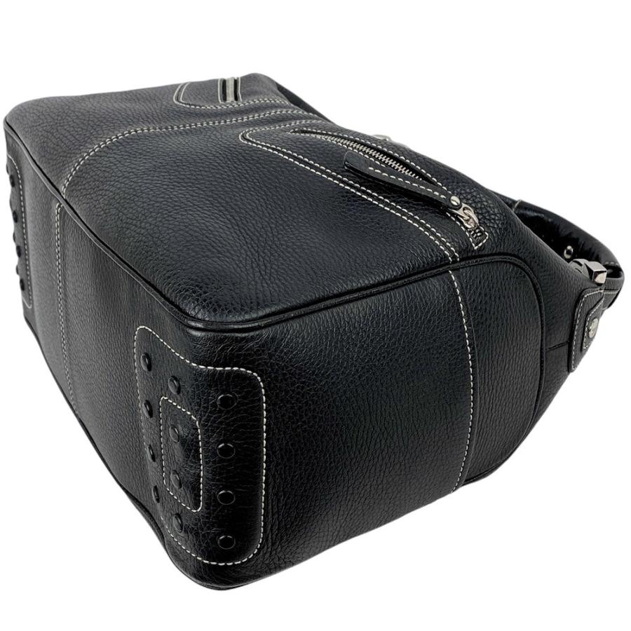 美品 トッズ ミキーバッグ ワンショルダー バッグ レザー ブラック 【190018】 : 190018 : LOOPLAND - 通販 - Yahoo!ショッピング