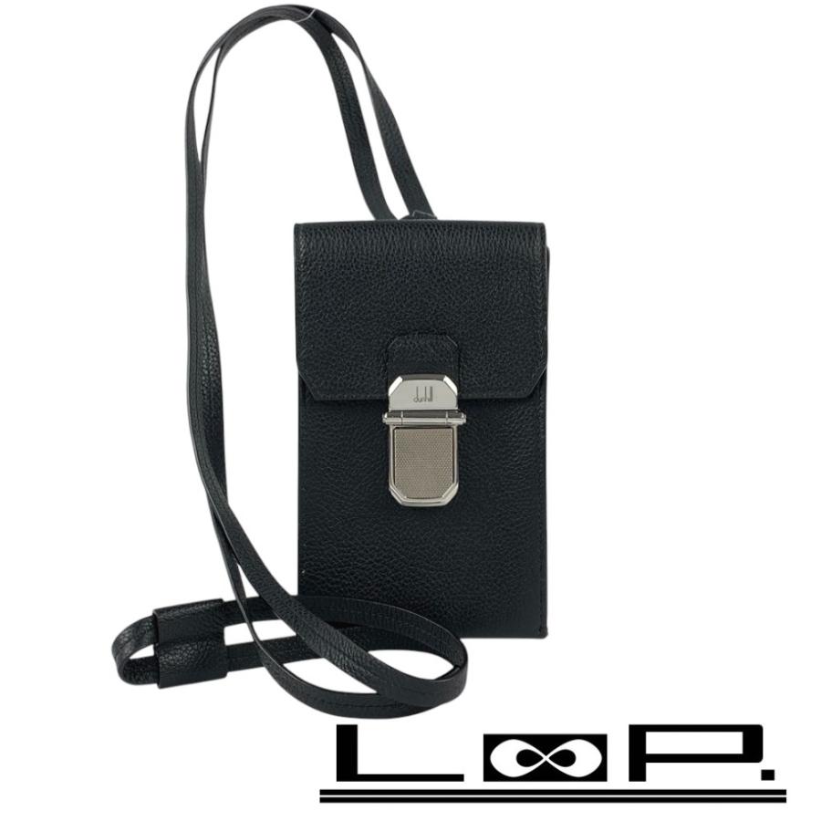 美品 ダンヒル 携帯ショルダー スマホ ポーチ メンズ 型押し レザー ブラック 【226953】 : LOOPLAND - 通販 - Yahoo!ショッピング
