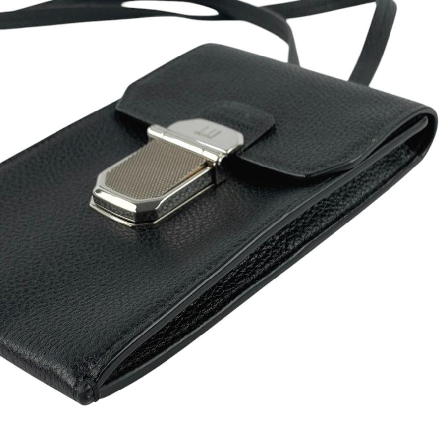 美品 ダンヒル 携帯ショルダー スマホ ポーチ メンズ 型押し レザー ブラック 【226953】 : LOOPLAND - 通販 - Yahoo!ショッピング