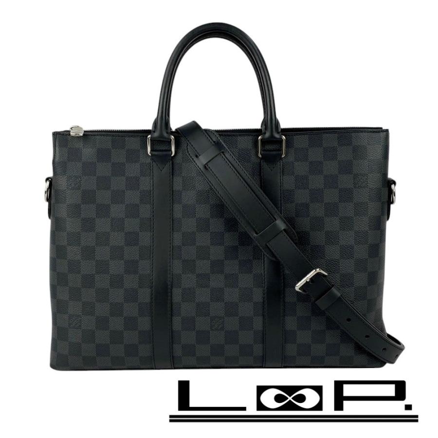 SALE 中古 ルイヴィトン アントン ブリーフ バッグ ビジネス ダミエ グラフィット N40024 【244391】 : LOOPLAND - 通販 - Yahoo!ショッピング