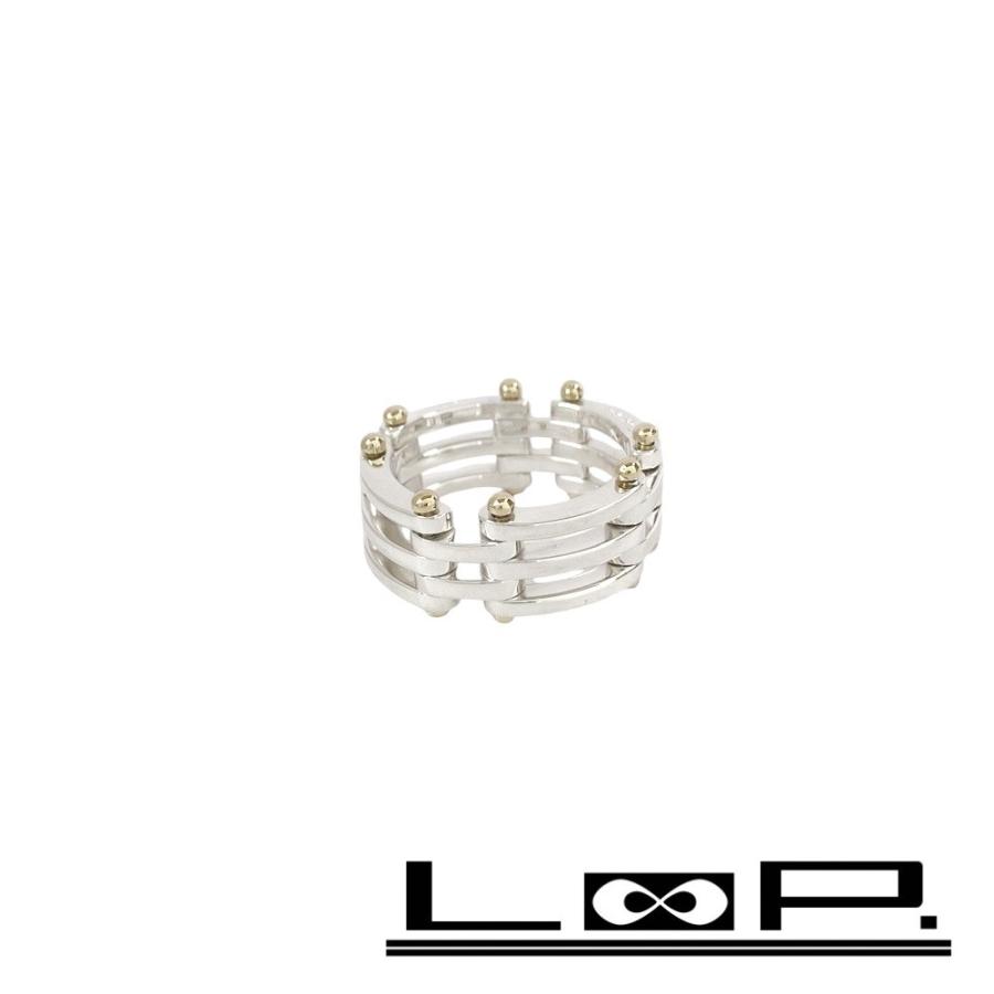 新同 磨き済 ティファニー ゲート リング 指輪 コンビ YG 750 SV 925 #18号 11.7g 箱 【249884】〇 : LOOPLAND - 通販 - Yahoo!ショッピング