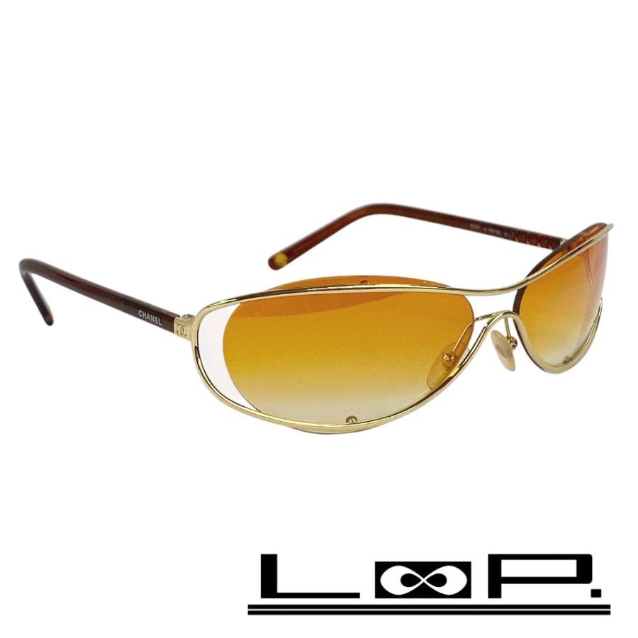 美品 シャネル サングラス 眼鏡 ブラウン ゴールド GP 4020 箱 【265389】 : 265389 : LOOPLAND - 通販 - Yahoo!ショッピング