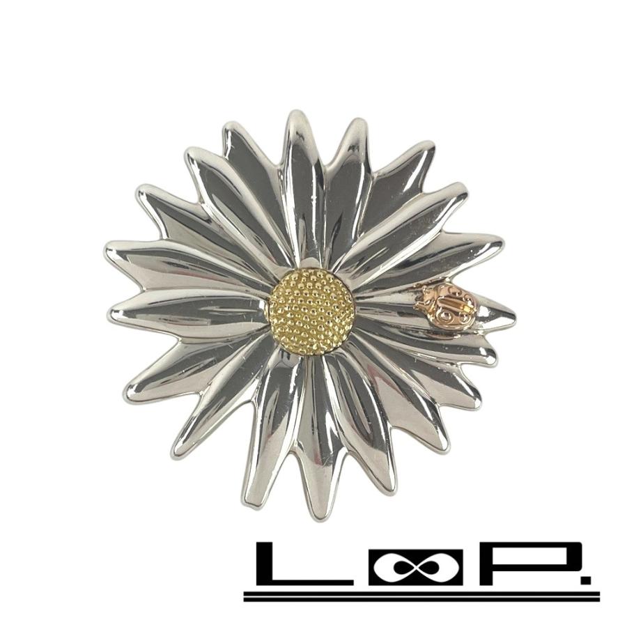 美品 ティファニー ブローチ 花 フラワー アクセサリー コンビ シルバー ゴールド SV925 YG750 【271410】8 ...