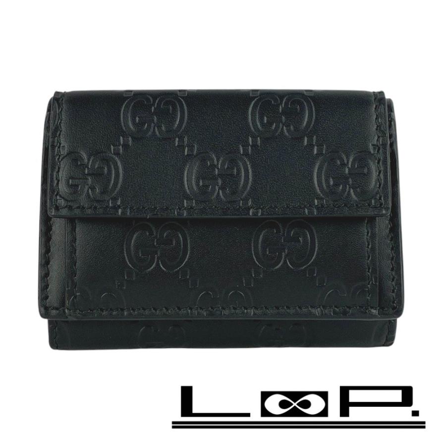 SALE!!!! 新同 グッチ 三つ折り 財布 グッチシマ ブラック 547070 箱 【306006】8 : LOOPLAND - 通販 - Yahoo!ショッピング