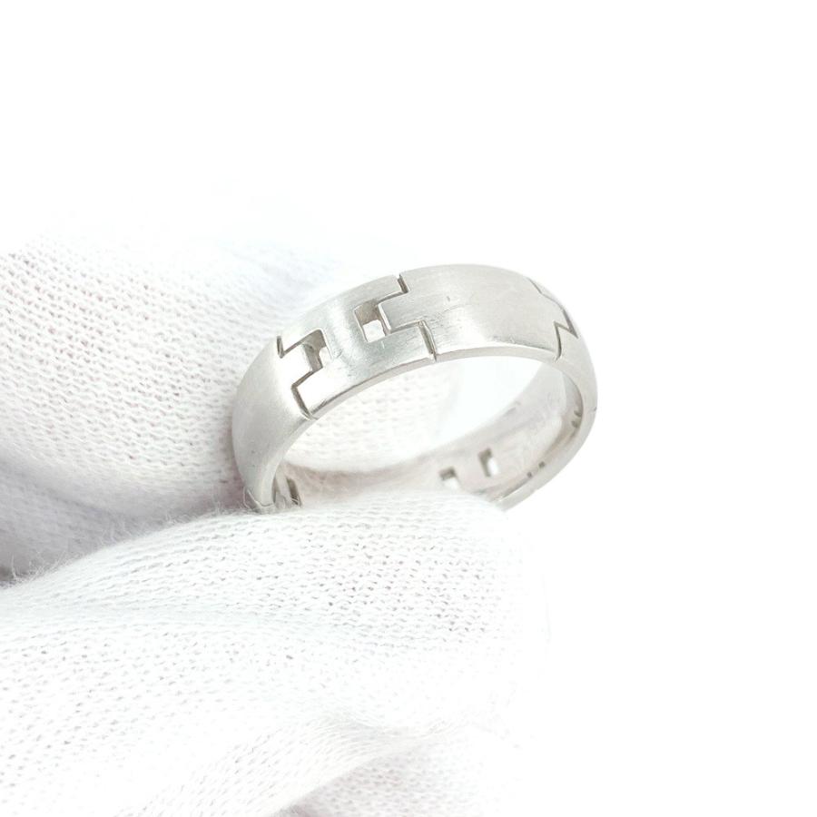 美品 エルメス ヘラクレス リング 指輪 ホワイトゴールド WG 750 K18 9.7g #61 【308789】1 : LOOPLAND - 通販 - Yahoo!ショッピング
