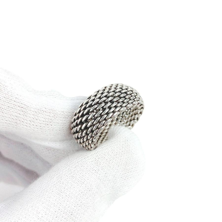 美品 ティファニー サマセット メッシュ リング 指輪 アクセサリー 14号 SV 925 【311529】1 : LOOPLAND - 通販 - Yahoo!ショッピング