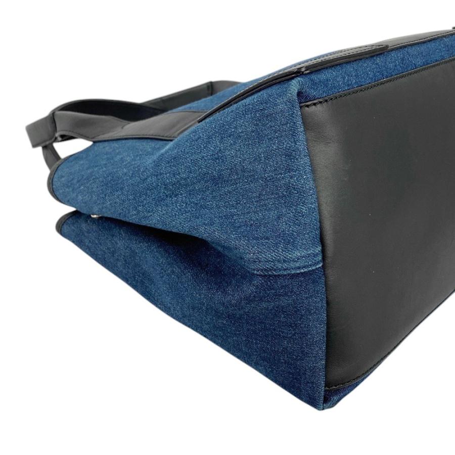 美品 バレンシアガ ネイビーカバス S トート バッグ デニム ポーチ 付き 【326332】1 : LOOPLAND - 通販 - Yahoo!ショッピング