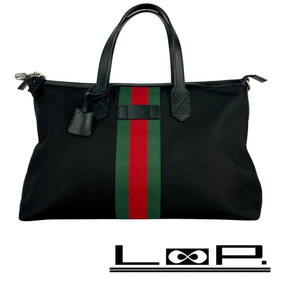 新同 グッチ シェリー ハンド バッグ キャンバス ブラック 359261 【464232】11 : LOOPLAND - 通販 - Yahoo!ショッピング