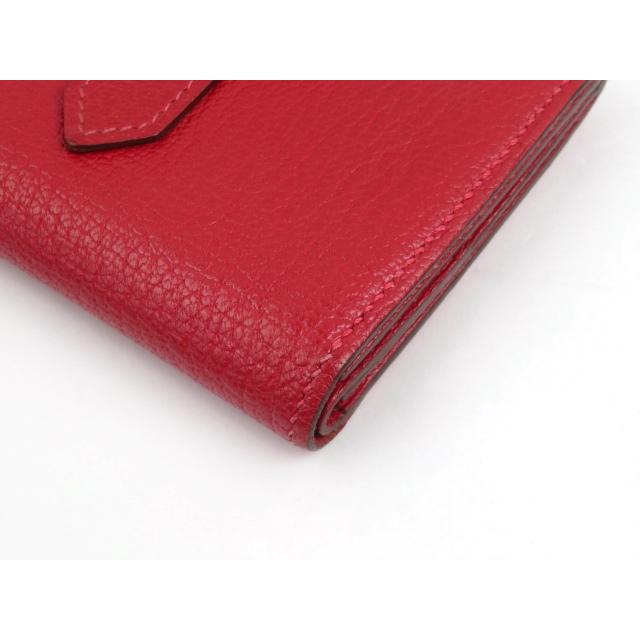 値下げ 美品 エルメス ベアン ミニ 財布 シェーブル ルージュ Q 刻 【56635】 : LOOPLAND - 通販 - Yahoo!ショッピング