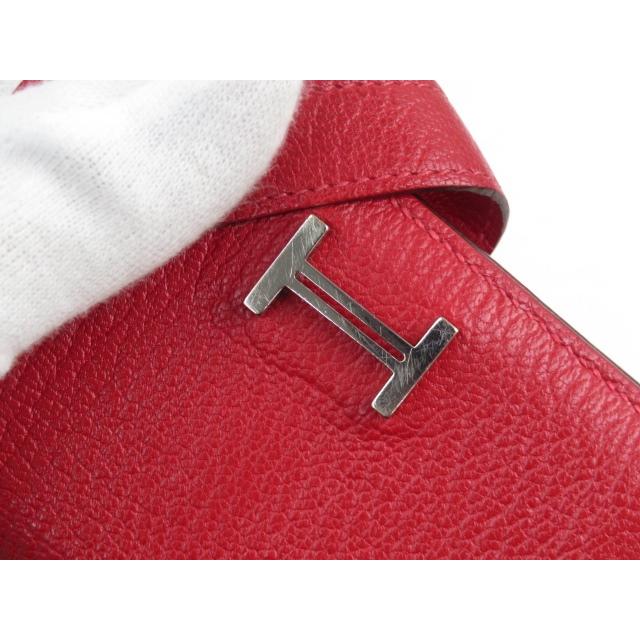 値下げ 美品 エルメス ベアン ミニ 財布 シェーブル ルージュ Q 刻 【56635】 : LOOPLAND - 通販 - Yahoo!ショッピング