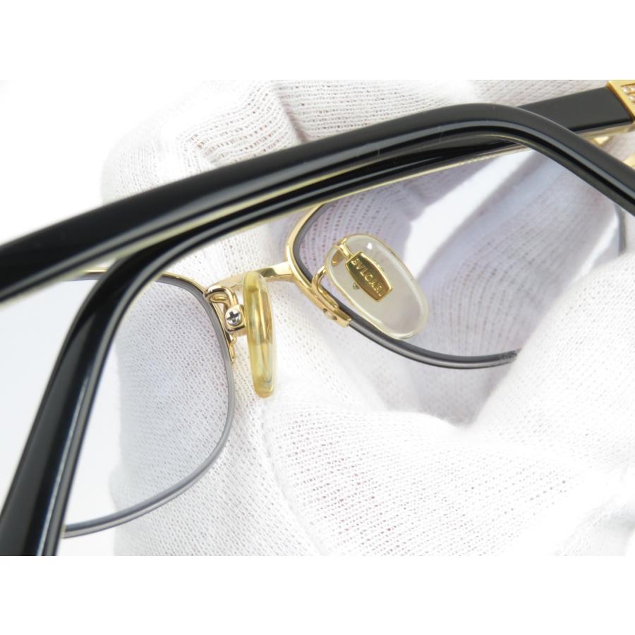 美品 ブルガリ メガネ 眼鏡 度入り ラインストーン ブラック ゴールド K18 YG750 54 15 140 【65187】 : LOOPLAND - 通販 - Yahoo!ショッピング